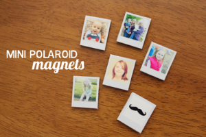 Mini Polaroid Magnets - One Happy Mama